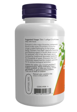 NOW Turmeric Curcumin Softgel Capsules (475mg) - Laura's Mercantile